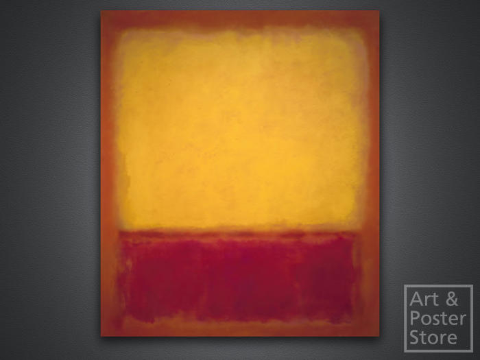 Second Life Marketplace - YELLOW PURPLE | Mark Rothko Abstract Painting ...